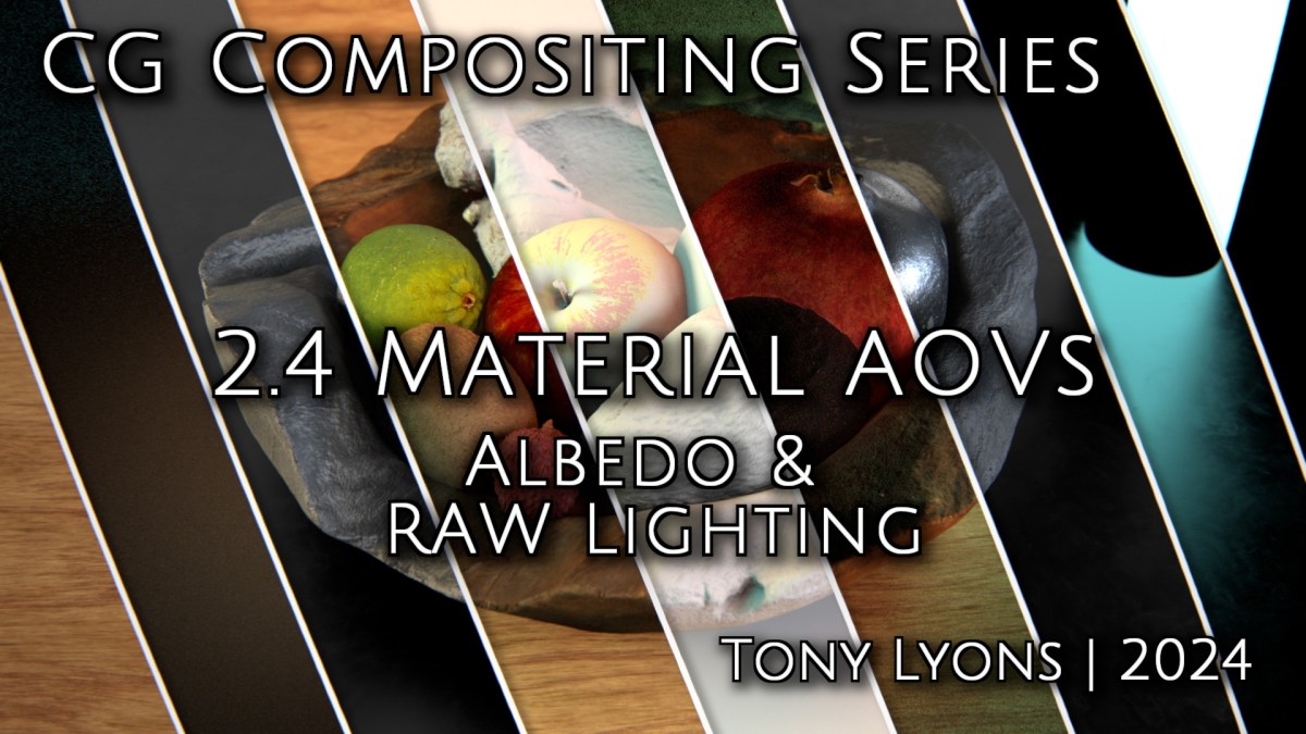 CG Compositing Series – 2.4 Material AOVs – Albedo & RAW Lighting – Compositing Mentor